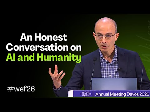An Honest Conversation on AI and Humanity @wef | Yuval Noah Harari ...